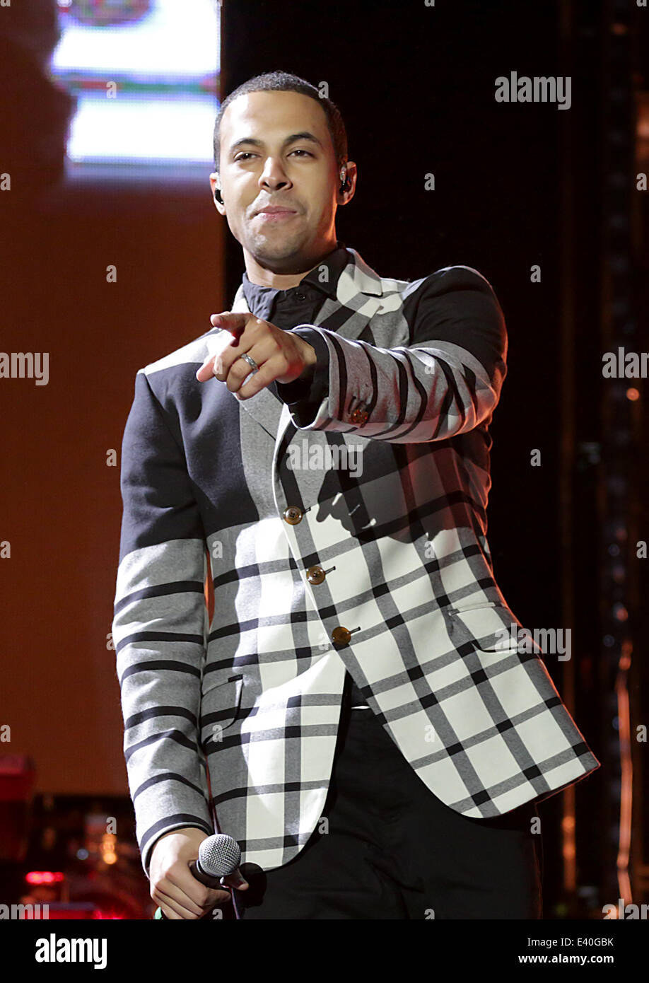 JLS performing on their 'Evolution' Tour at Liverpool Echo Arena ...