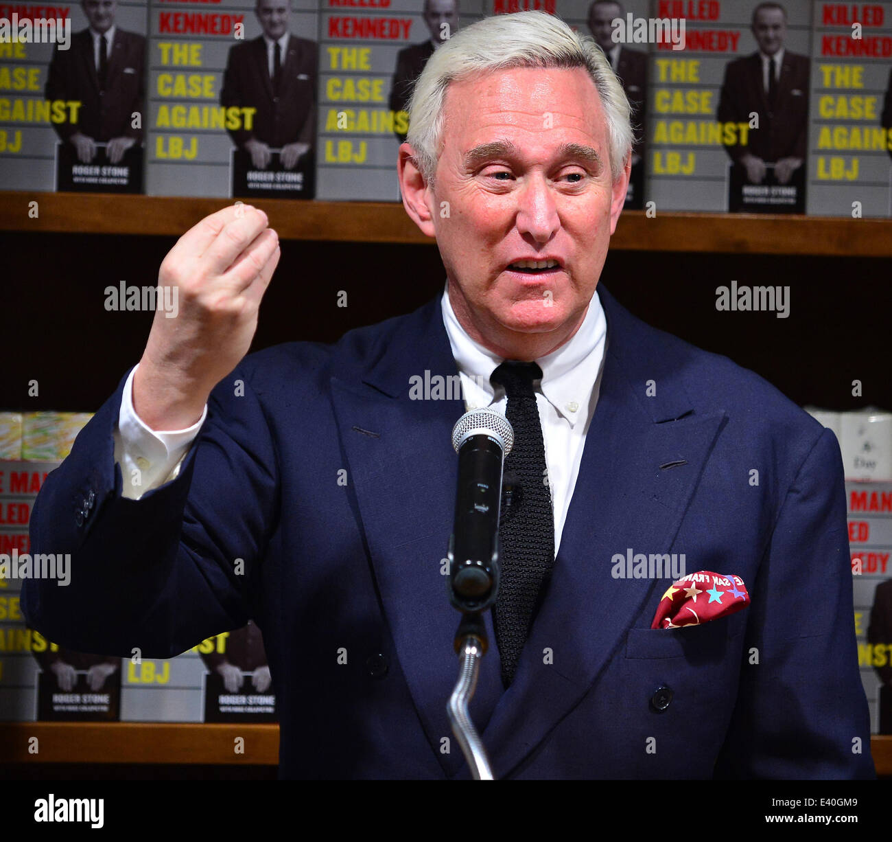 Roger J. Stone Jr. discusses and signs copies of his book 'The Man Who ...
