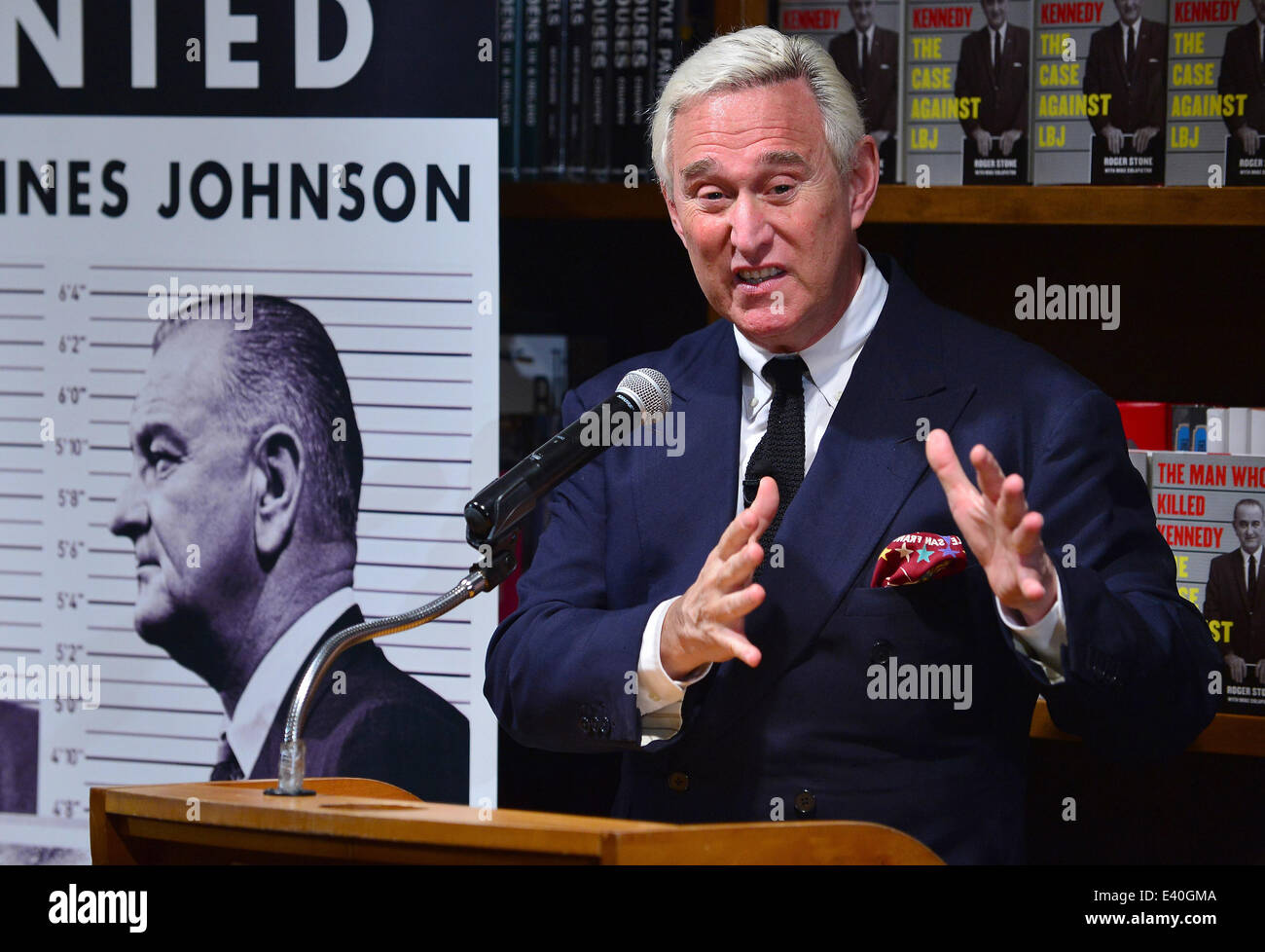 Roger J. Stone Jr. discusses and signs copies of his book 'The Man Who ...
