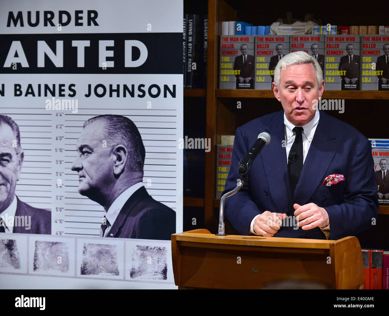 Roger J. Stone Jr. discusses and signs copies of his book 'The Man Who ...