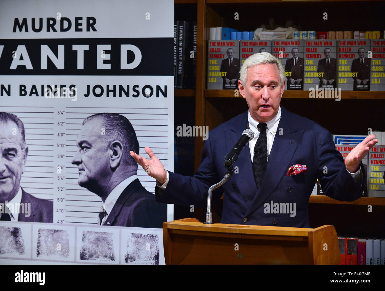 Roger J. Stone Jr. discusses and signs copies of his book 'The Man Who ...