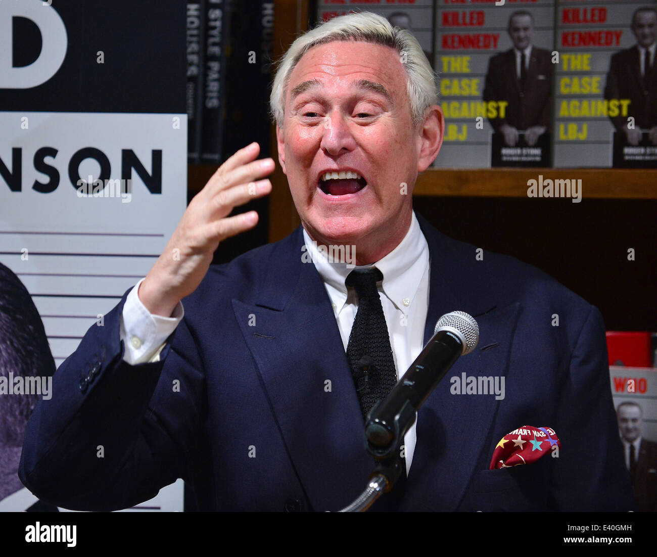 Roger J. Stone Jr. discusses and signs copies of his book 'The Man Who ...