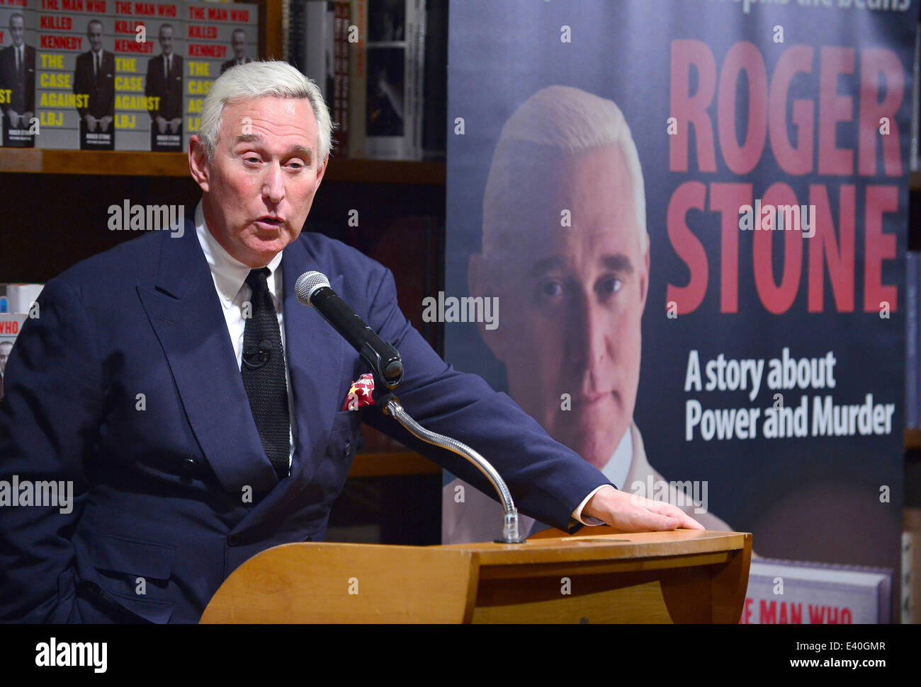 Roger J. Stone Jr. discusses and signs copies of his book 'The Man Who ...