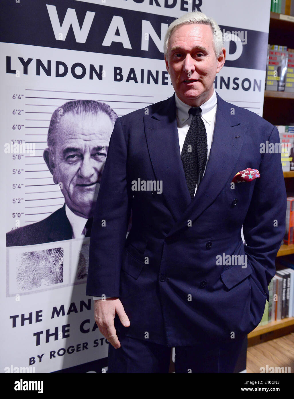Roger J. Stone Jr. discusses and signs copies of his book 'The Man Who ...