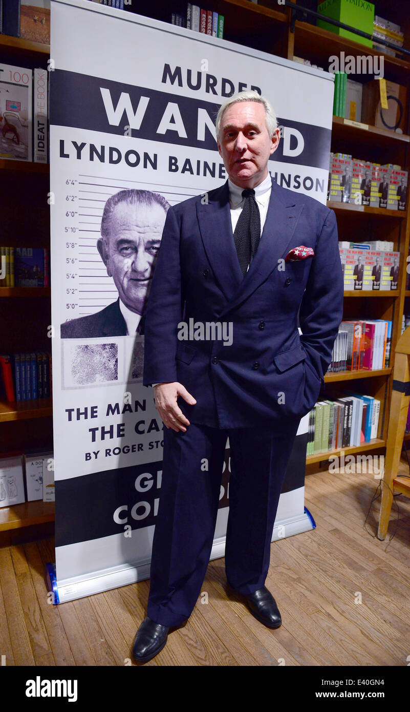 Roger J. Stone Jr. discusses and signs copies of his book 'The Man Who ...