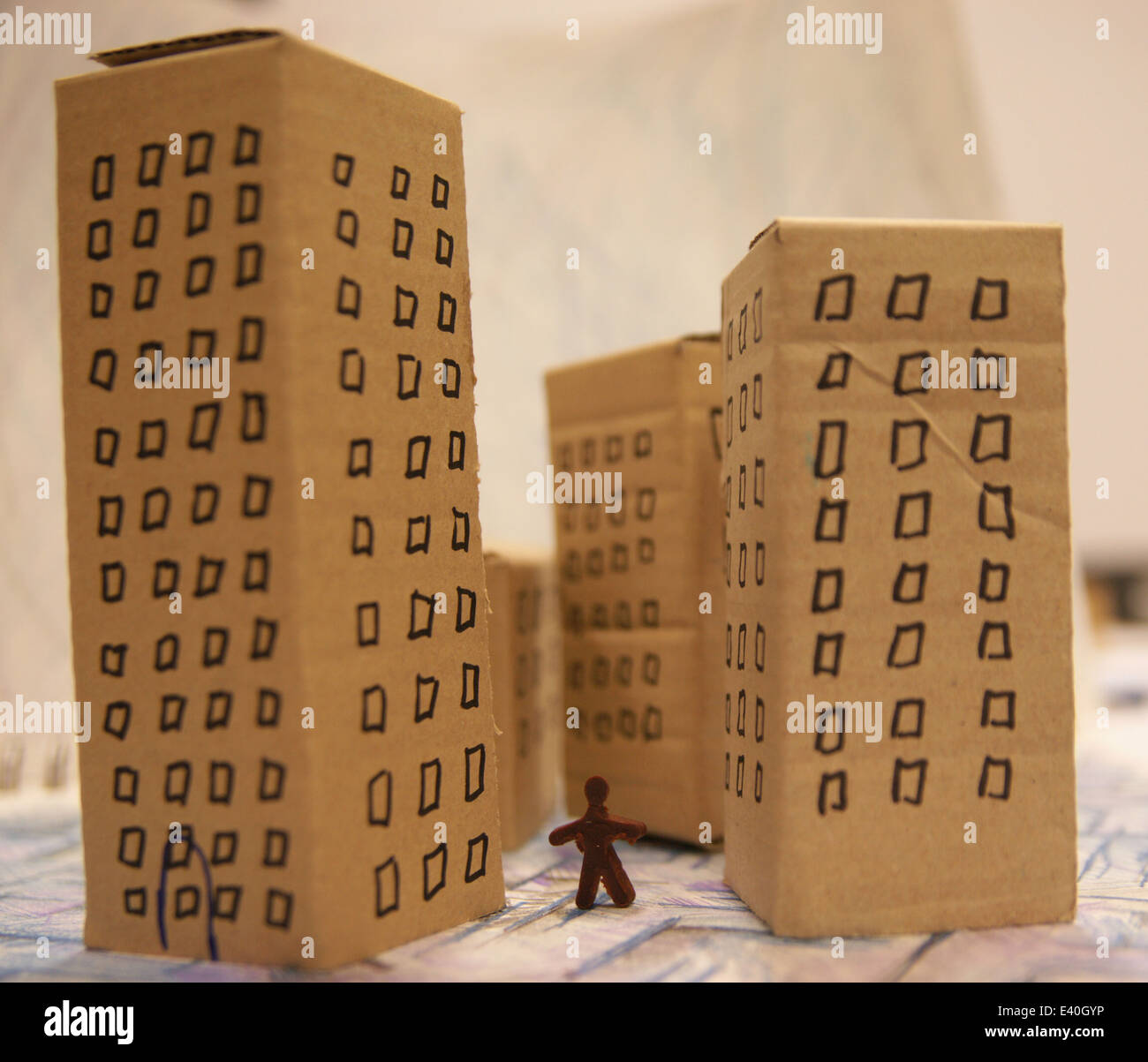 Cardboard city hi-res stock photography and images - Alamy