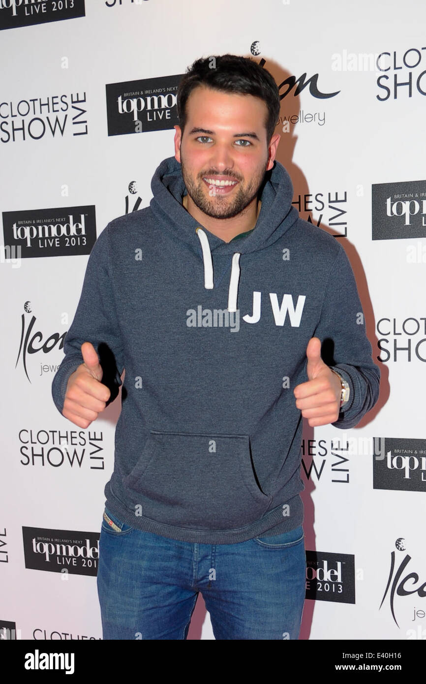 Clothes Show Live at Birmingham's NEC - Day 5 Featuring: Ricky Rayment ...