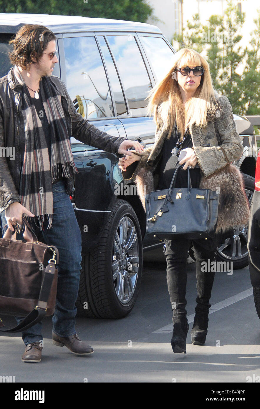 Rachel Zoe and husband Rodger Berman shopping in West Hollywood ...