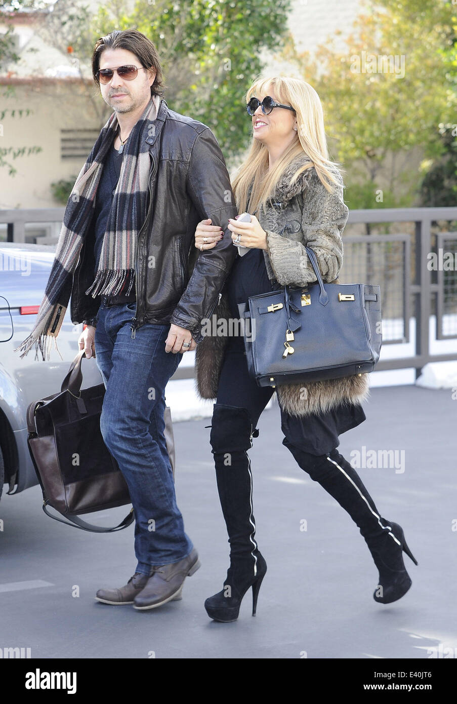 Rachel Zoe and husband Rodger Berman shopping in West Hollywood ...