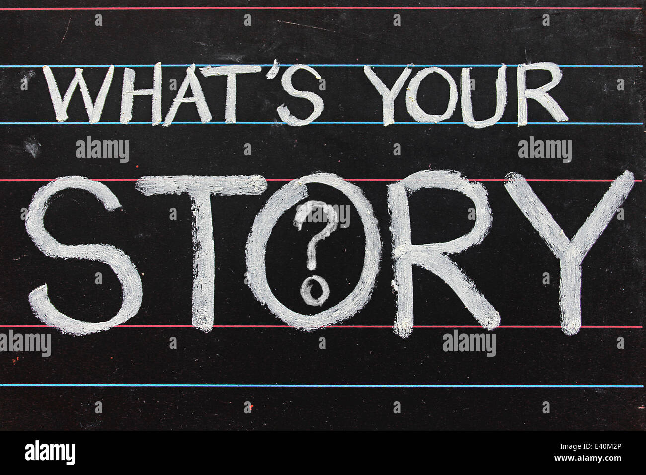 Whats the story hi-res stock photography and images - Alamy