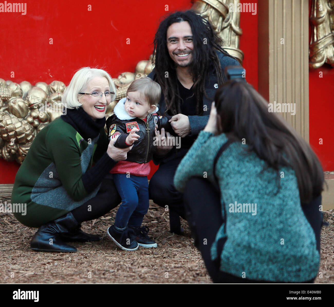 James Shaffer takes his family to see the Christmas tree at The Grove ...