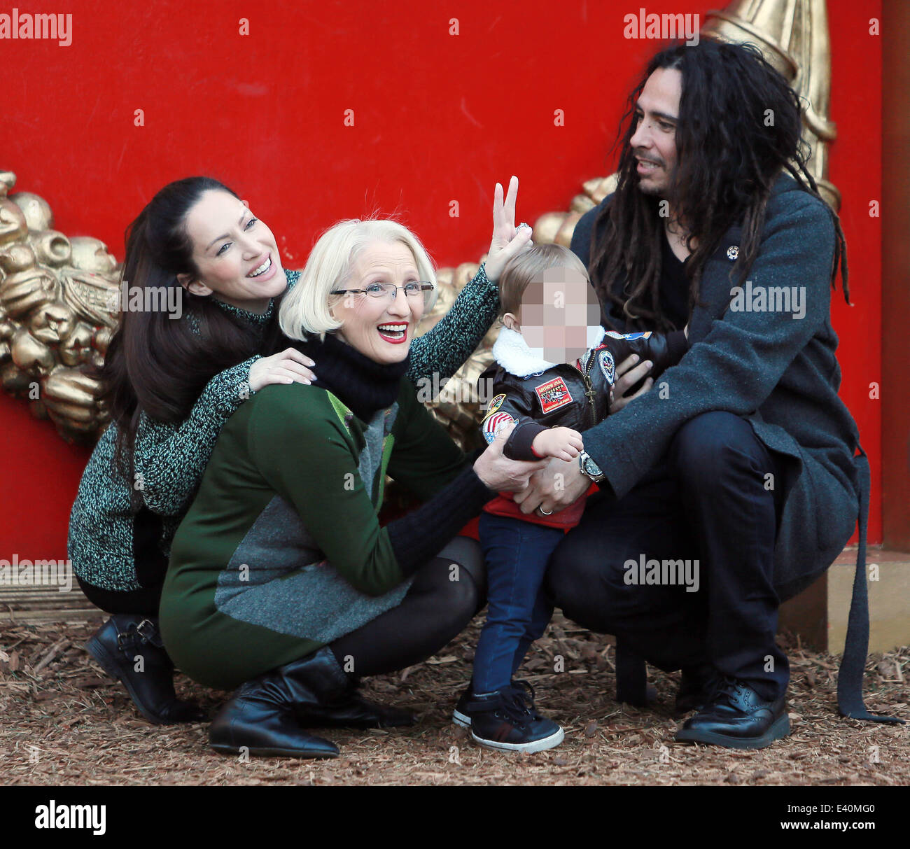 James Shaffer takes his family to see the Christmas tree at The Grove ...