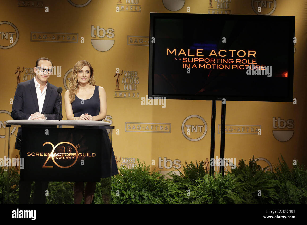 Celebrities attend 20th Annual Screen Actors Guild Award Nominations at ...