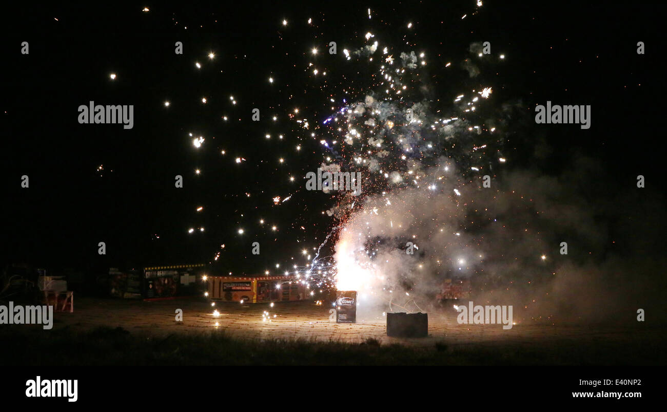 Production for New Years Eve is in full swing at Comet Feuerwerk ...