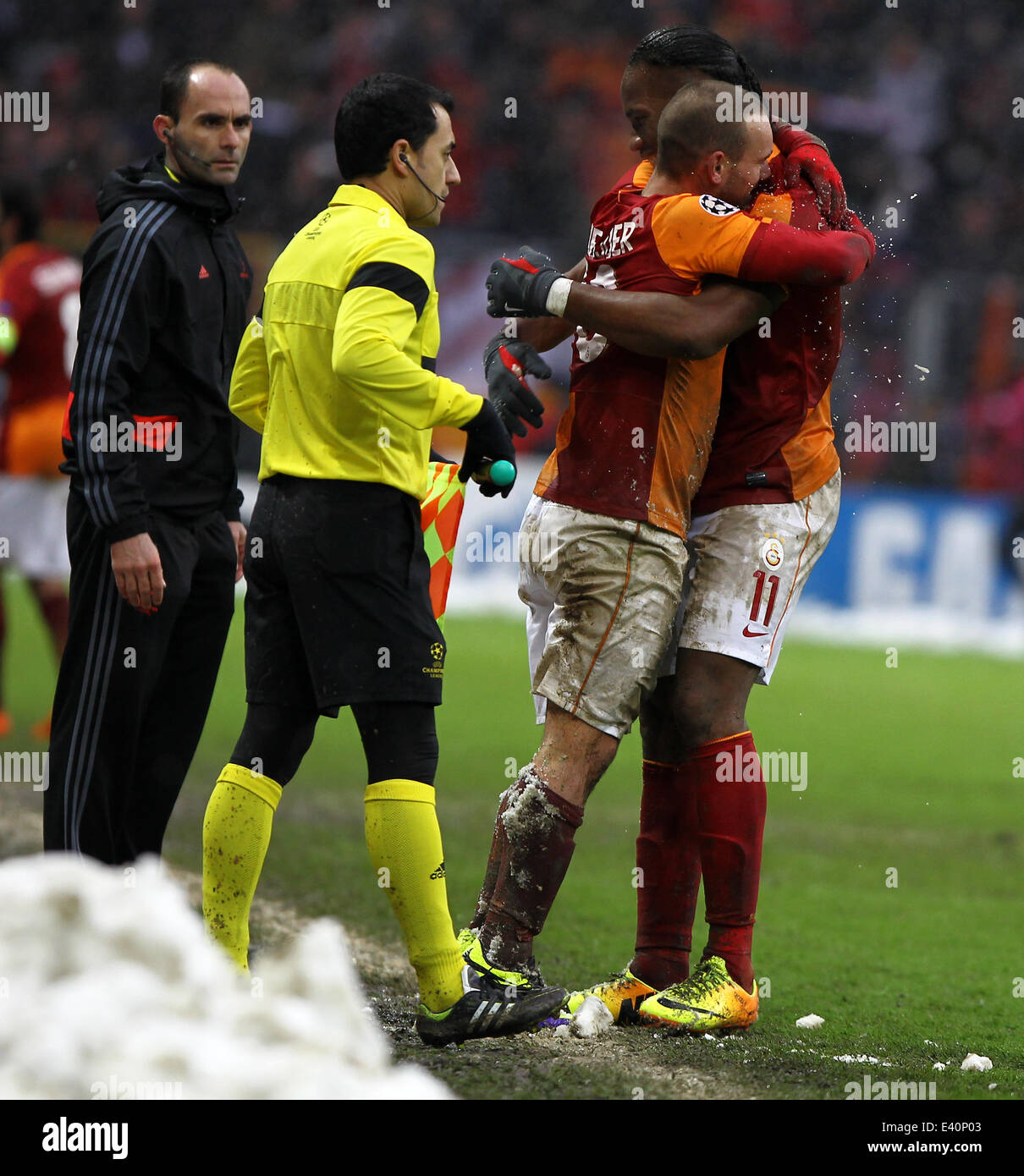 UEFA Champions League group B match - Galatasaray vs. Juventus at Turk ...