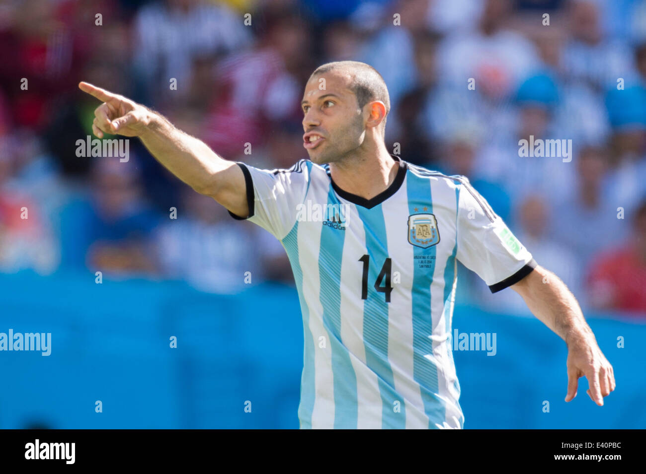 Javier Alejandro Mascherano (ARG), JULY 1, 2014 - Football / Soccer ...
