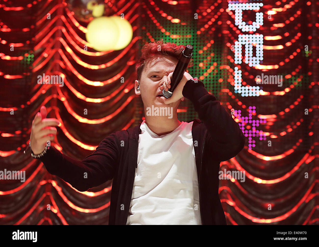 Conor Maynard performing at Radio City Live in Liverpool Echo Arena ...