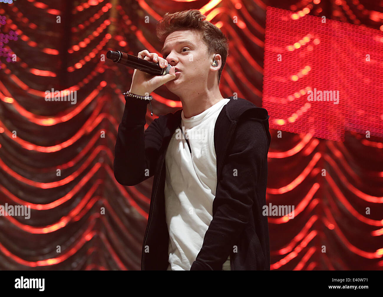 Conor Maynard performing at Radio City Live in Liverpool Echo Arena ...