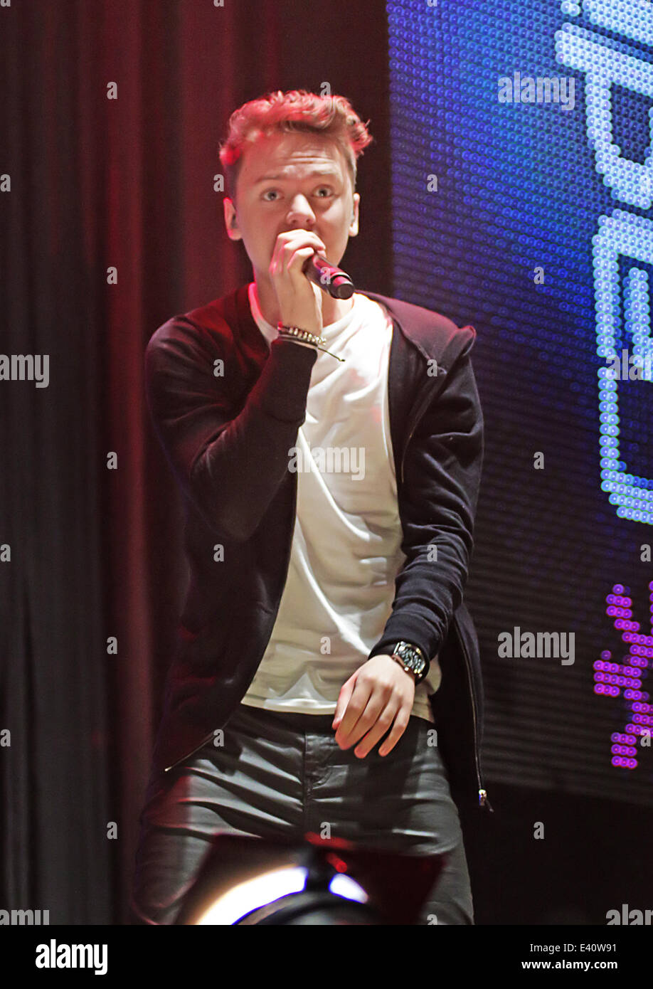 Conor Maynard performing at Radio City Live in Liverpool Echo Arena ...