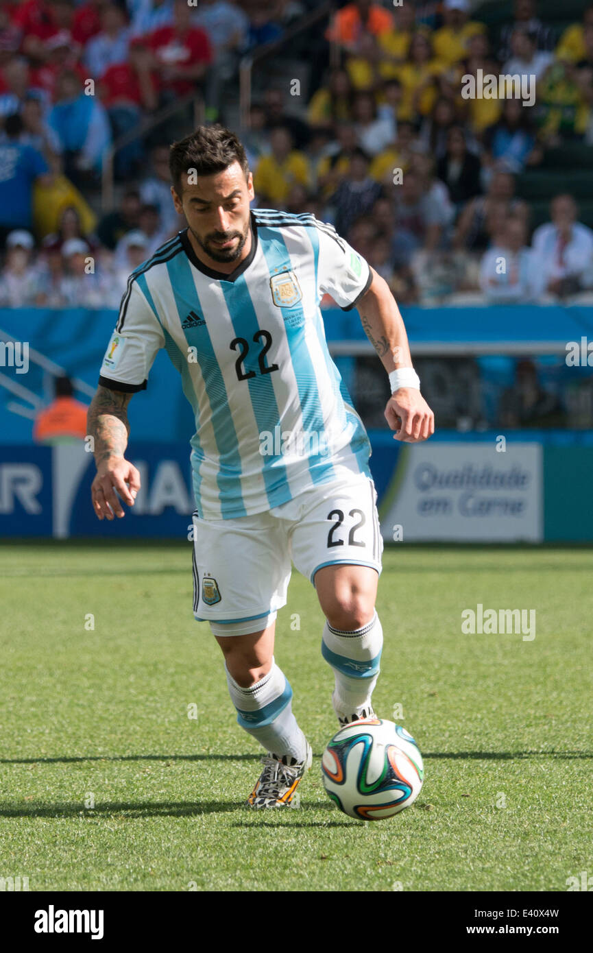 Sao Paulo, Brazil. 1st July, 2014. Ezequiel Lavezzi (ARG) Football ...
