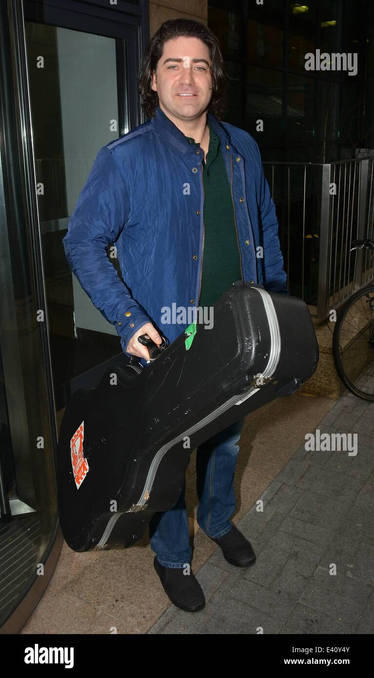 Guests spotted at Today FM... Featuring: Brian Kennedy Where: Dublin ...