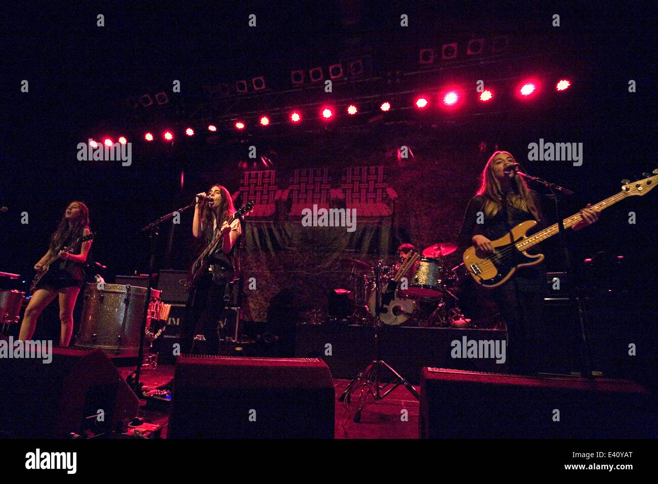 Haim performing live in concert at the O2 ABC in Glasgow Featuring ...