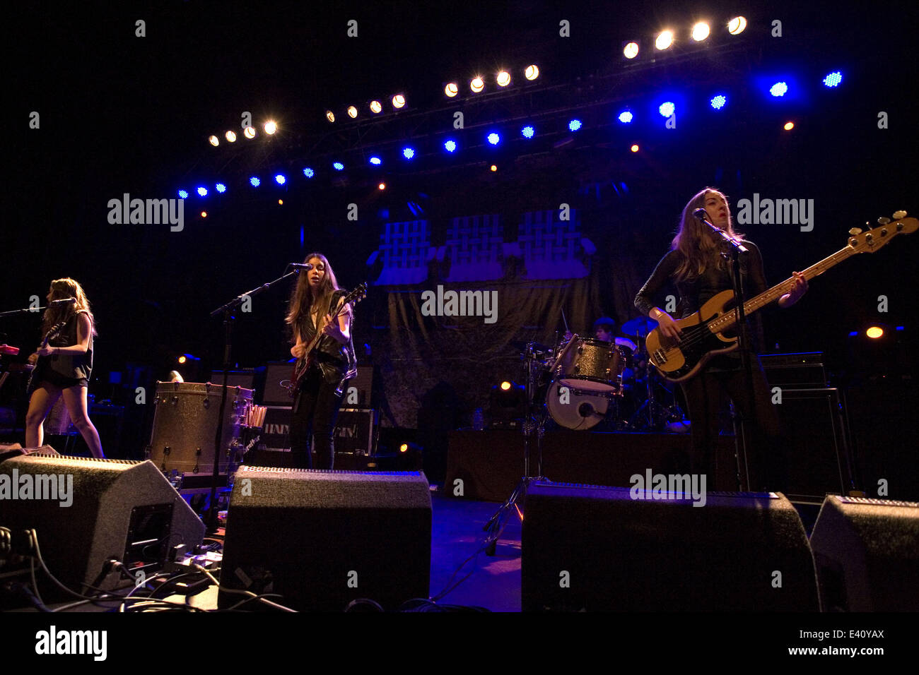 Haim performing live in concert at the O2 ABC in Glasgow Featuring ...