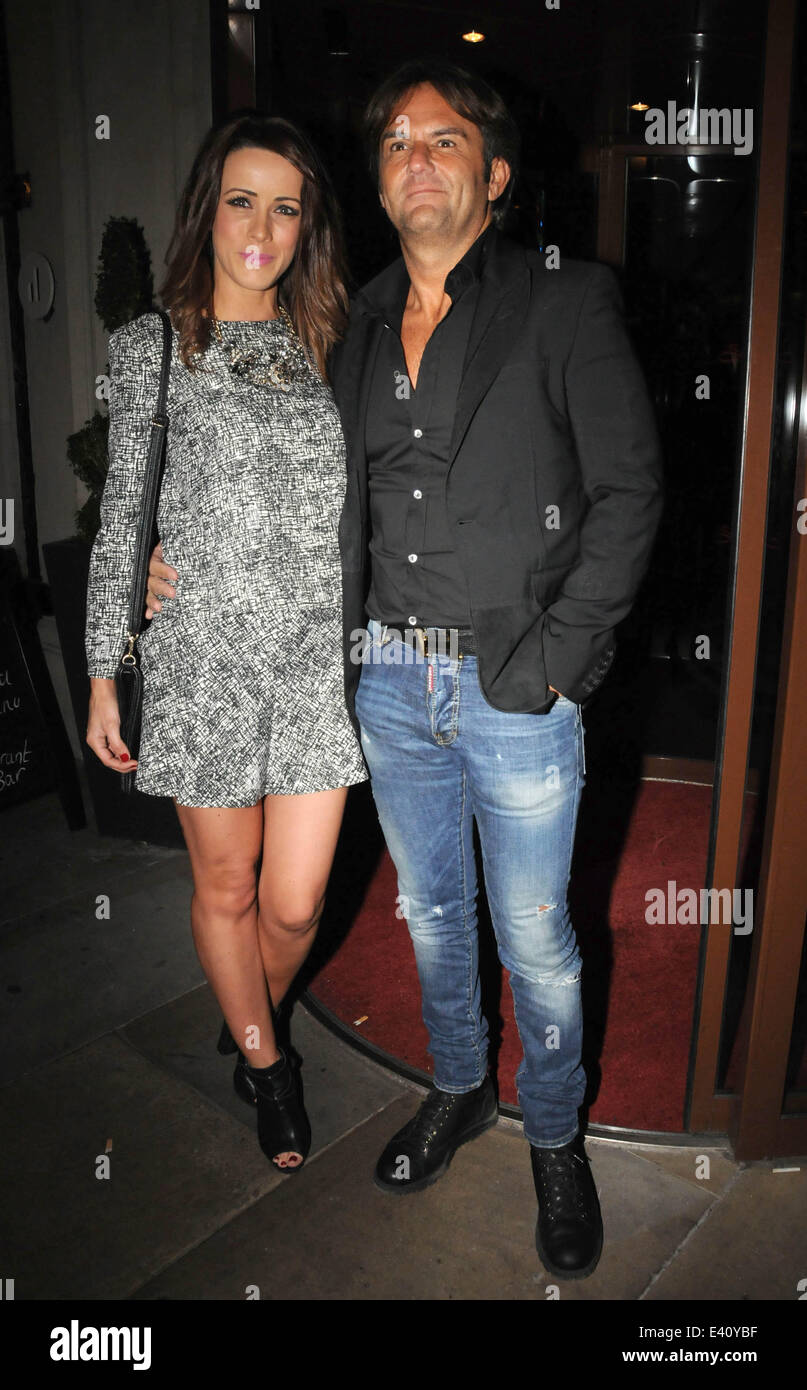 Celebrities arriving the Sanctum Hotel Featuring: Nicola Tappenden ...