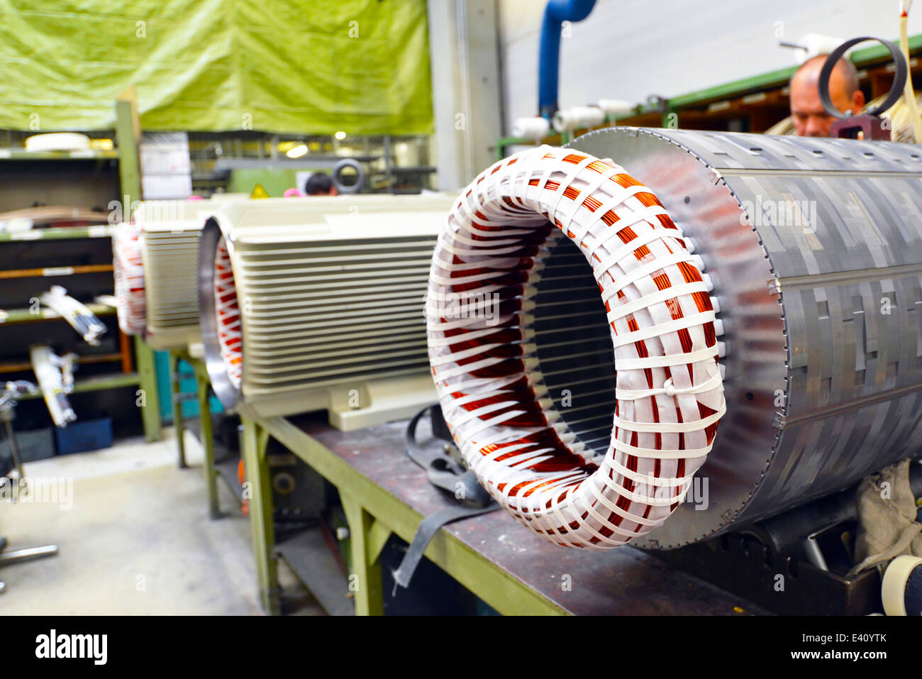 Electric motor production in a factory Stock Photo - Alamy
