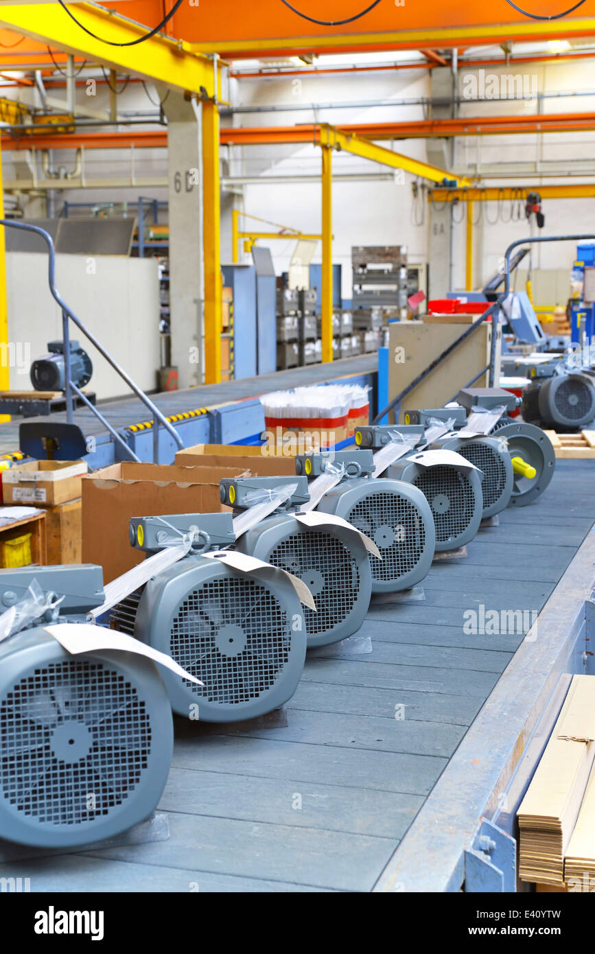 Electric motor production in a factory Stock Photo - Alamy