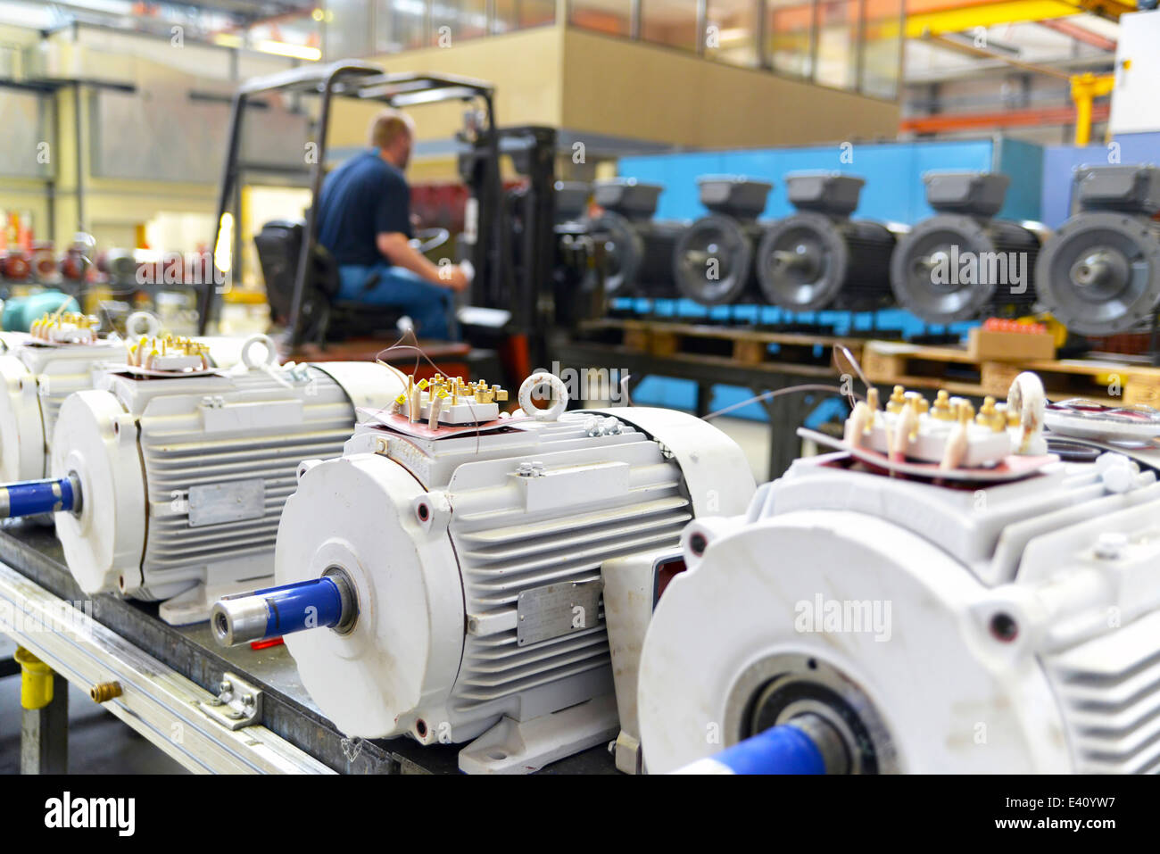 Electric motor production in a factory Stock Photo - Alamy
