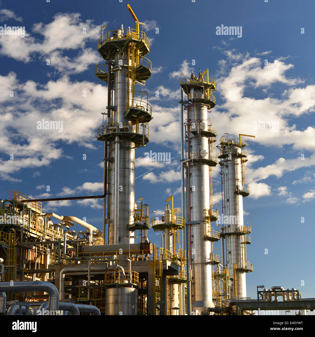 Germany, chemical industry, petroleum refinery Stock Photo - Alamy
