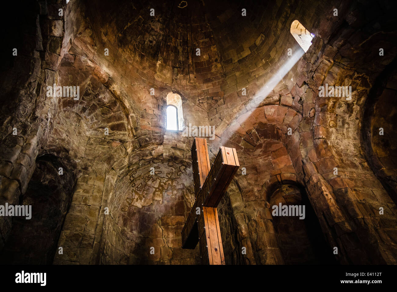 Inside Jvari church, Mtskheta, Georgia Stock Photo - Alamy