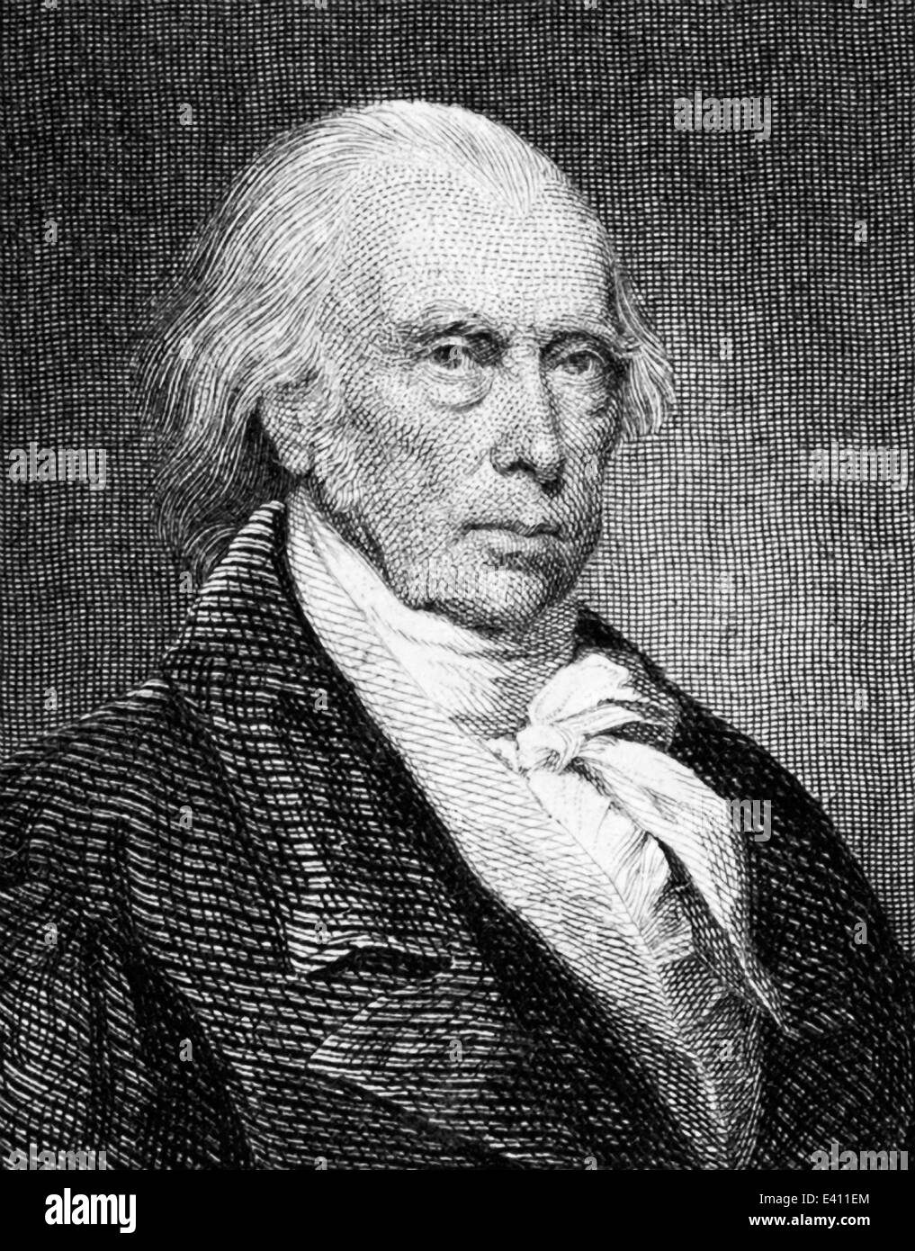 Vintage portrait of james madison Black and White Stock Photos & Images ...