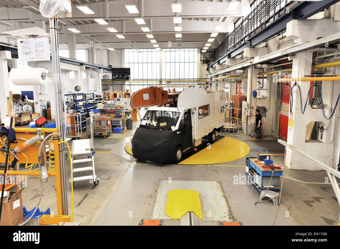 Motorhome in factory hi-res stock photography and images - Alamy