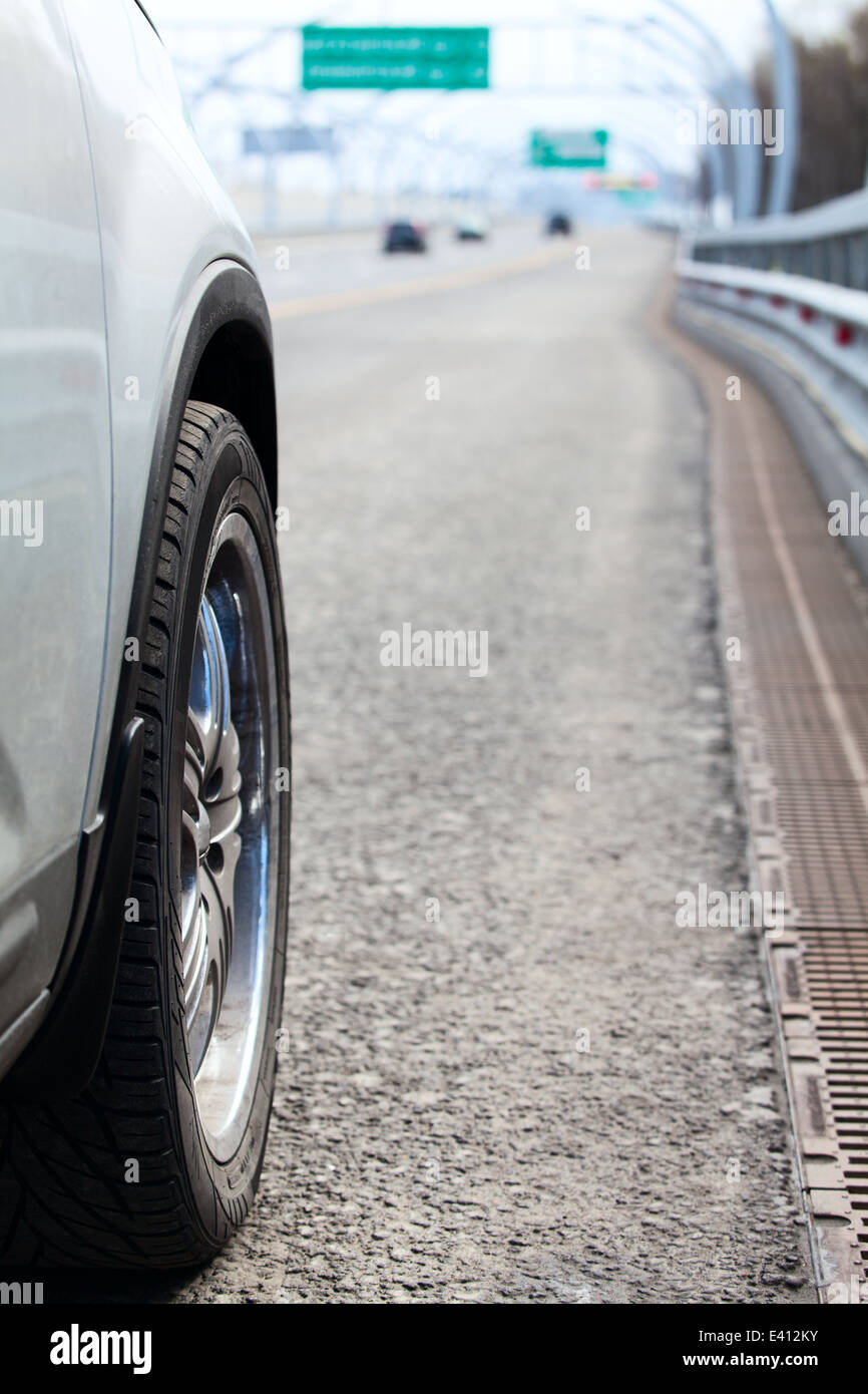 Highway drive pov side view hi-res stock photography and images - Alamy