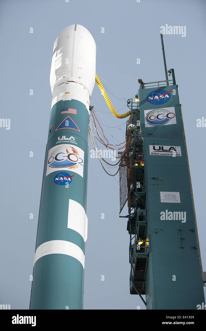 NASA Orbiting Carbon Observatory-2 satellite aboard a United Launch Alliance Delta II rocket ...