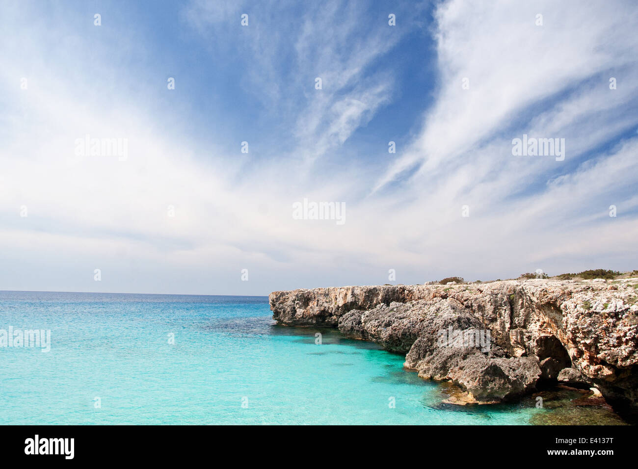 Cami de Cavalls coastal path, Menorca Stock Photo - Alamy
