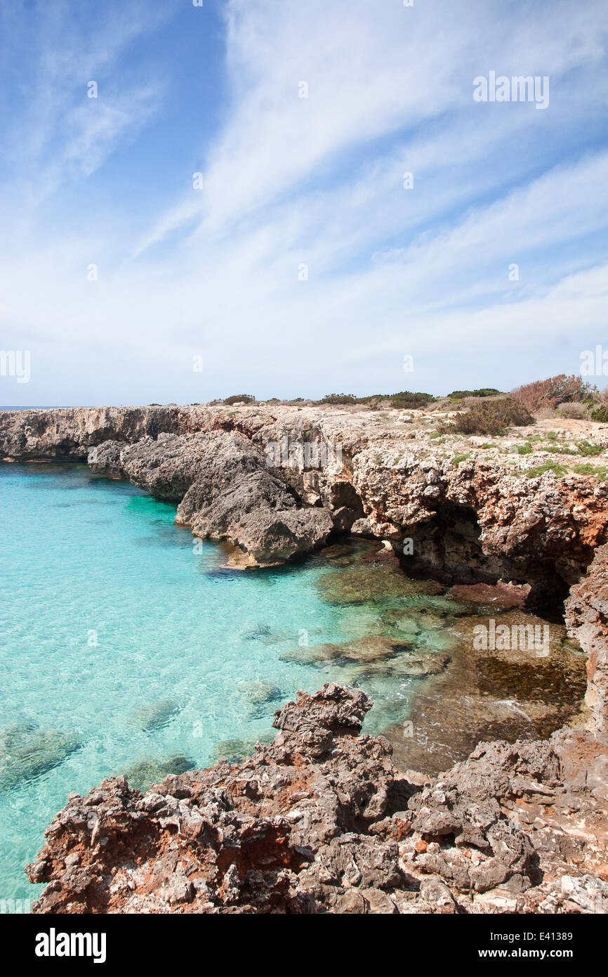 Cami de Cavalls coastal path, Menorca Stock Photo - Alamy