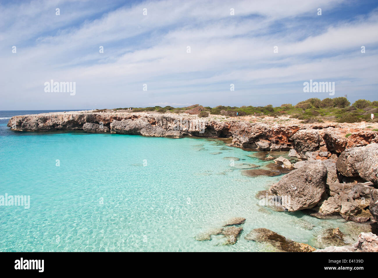 Cami de Cavalls coastal path, Menorca Stock Photo - Alamy