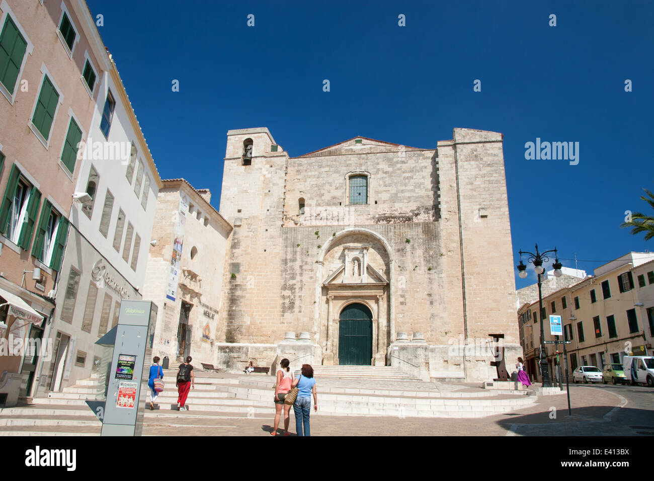 El Carmen church, Mahon, Menorca Stock Photo - Alamy