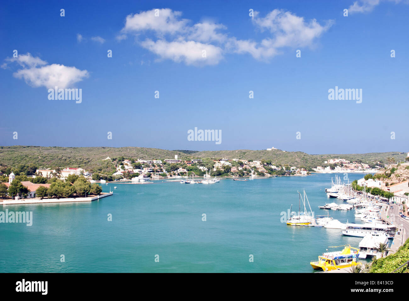Waterfront mahon harbour menorca spain hi-res stock photography and ...