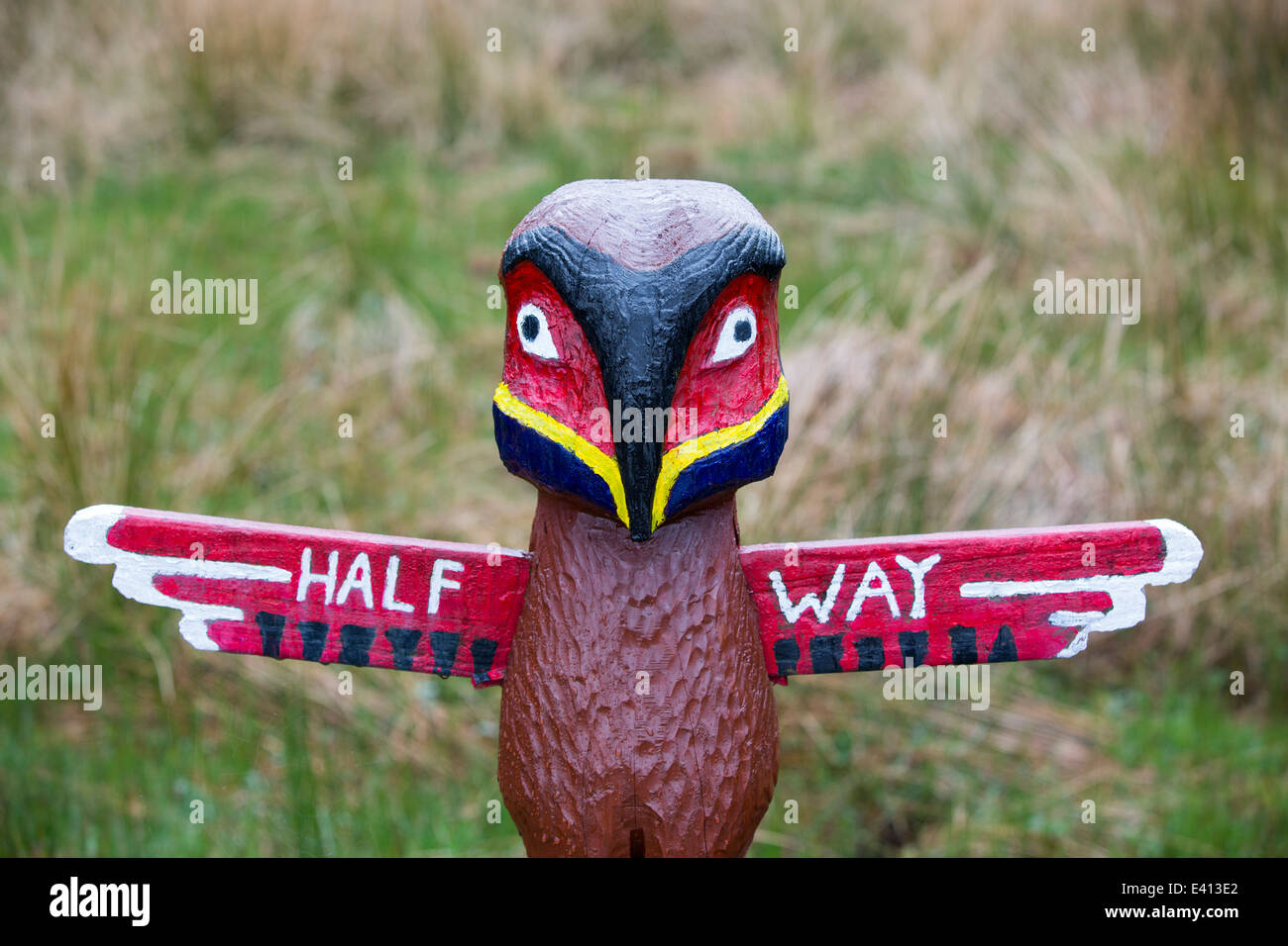 A querky house sign on Loch Voil in Scotland, UK Stock Photo - Alamy