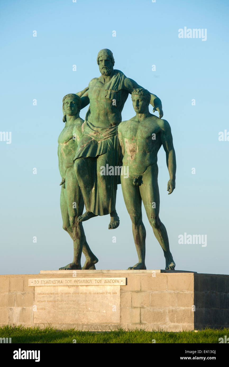 Diagoras statue rhodes hi-res stock photography and images - Alamy
