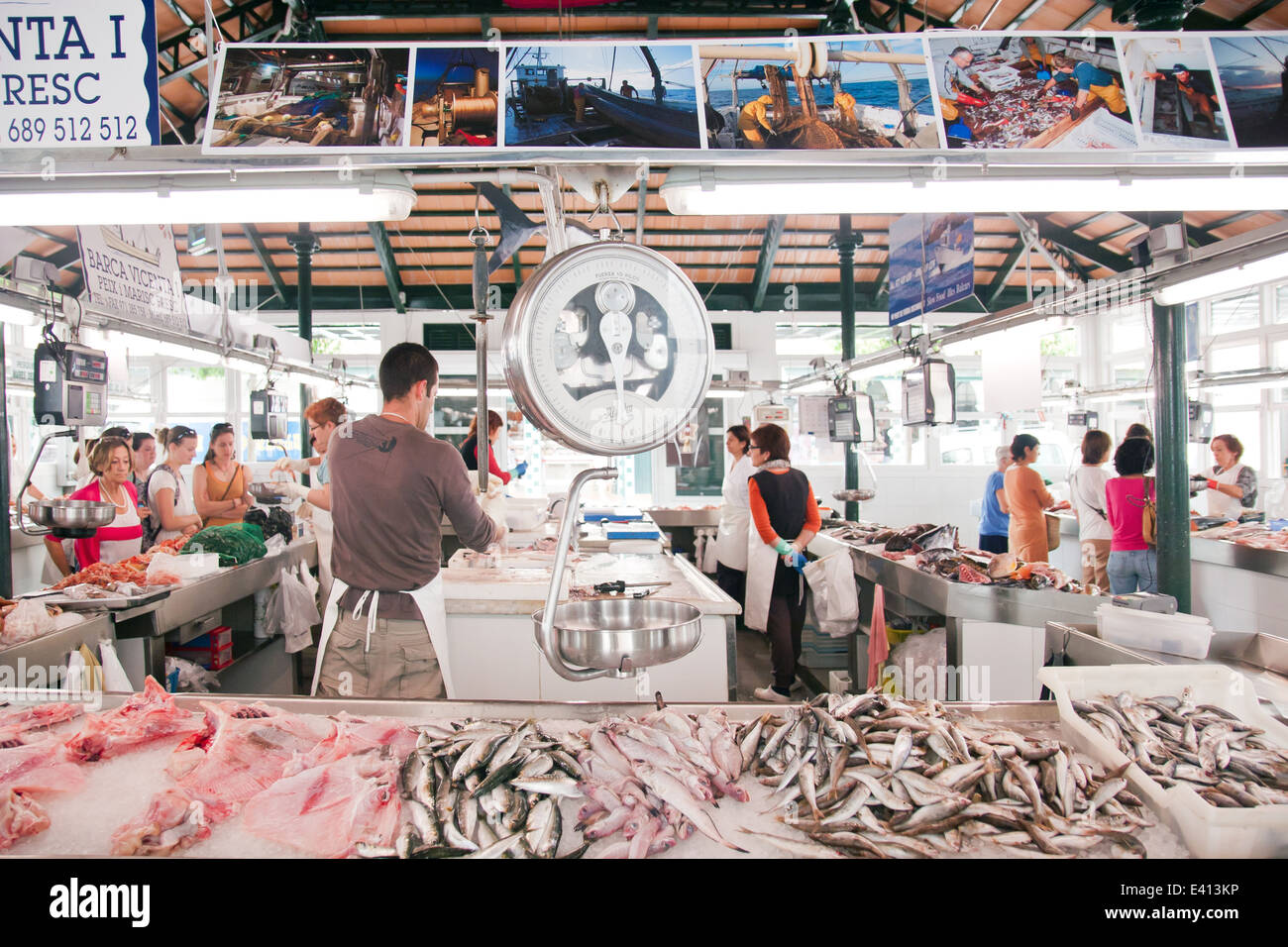 Ciutadella fish market menorca hi-res stock photography and images - Alamy