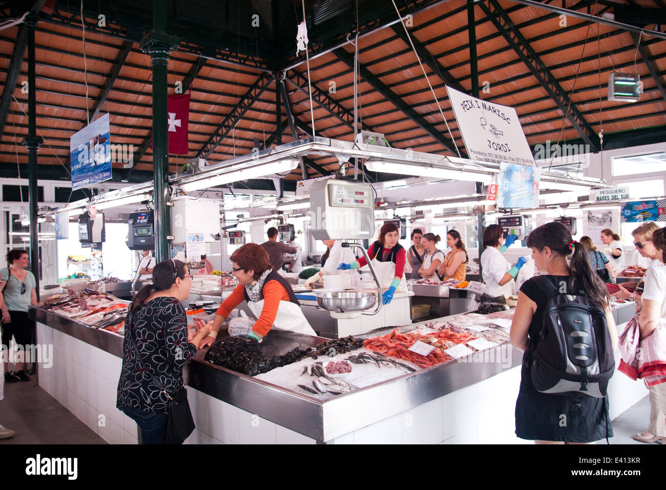 Ciutadella fish market menorca hi-res stock photography and images - Alamy