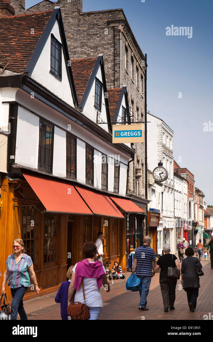 Shops in abbeygate street bury st edmunds hi-res stock photography and ...