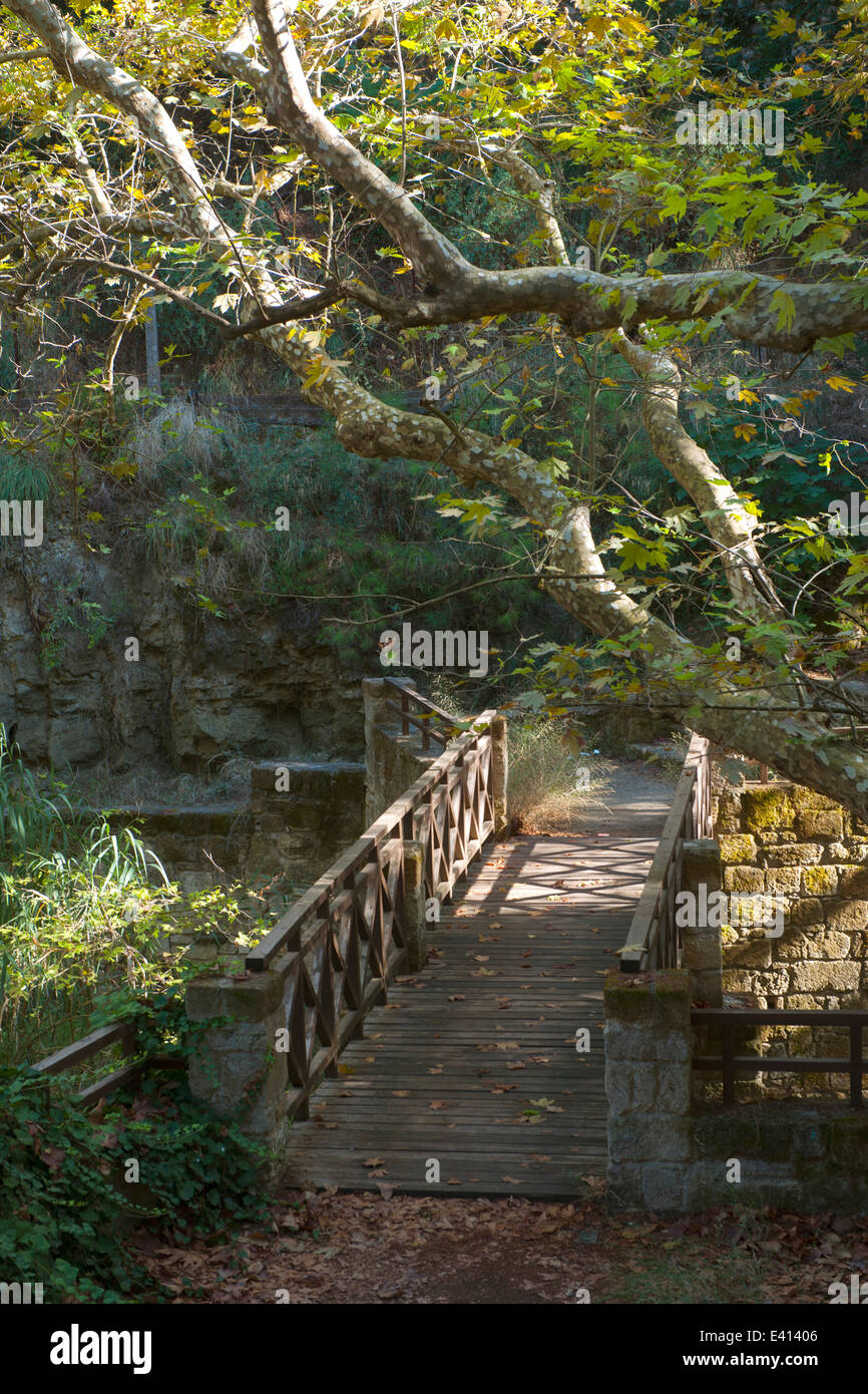 Griechenland, Rhodos, Rodini-Park Stock Photo - Alamy