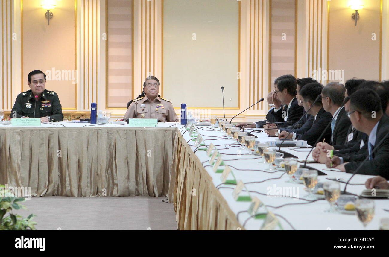 Bangkok, Thailand. 2nd July, 2014. Thai army chief Gen. Prayuth Chan ...