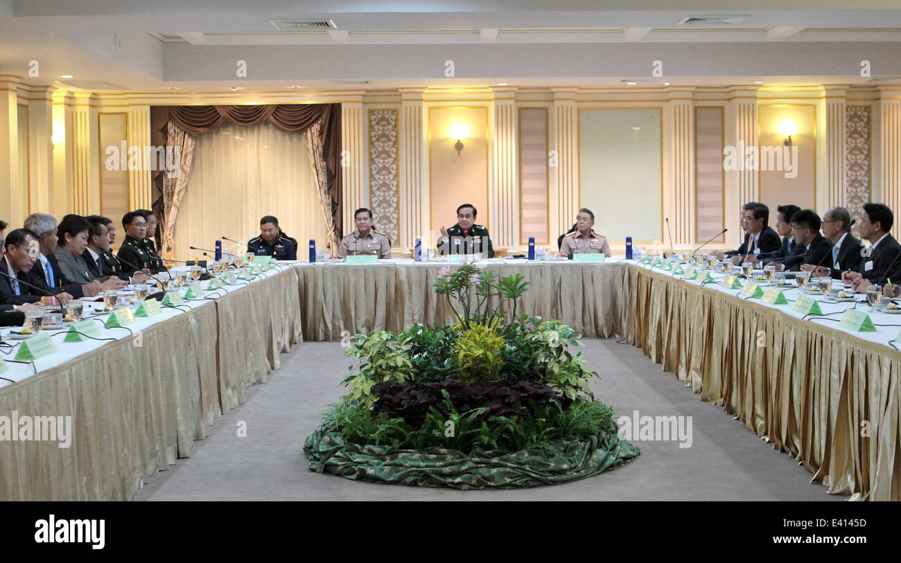 Bangkok, Thailand. 2nd July, 2014. Thai army chief Gen. Prayuth Chan ...